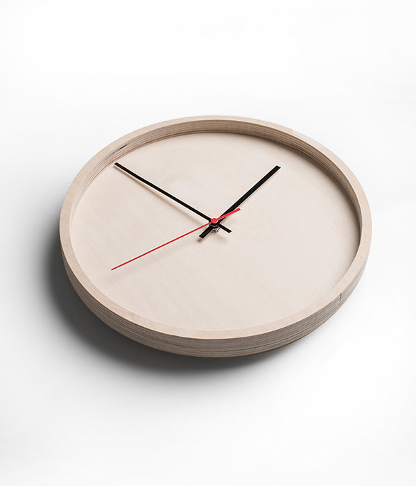 Deep Frame Round Clock - Natural – Native Decor