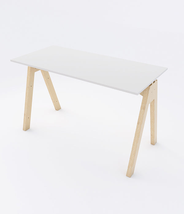 Simple A Desk - White – Native Decor